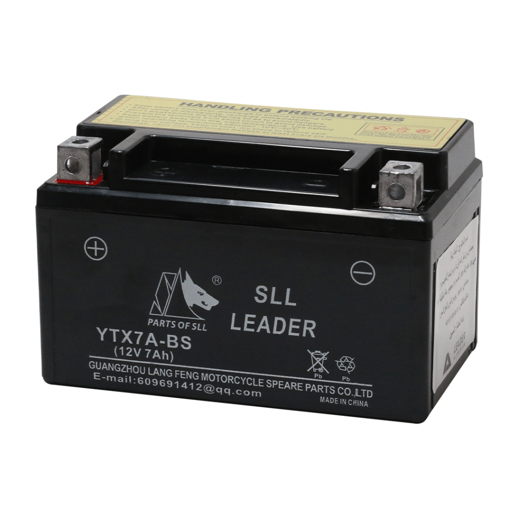 BATTERIE MOTO 12V 7Ah YTX7A-BS SLL - Leader Moto